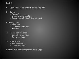 MusEdit Tutorials 2010 | PPT | Music | Entertainment