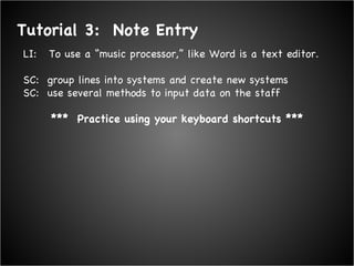 MusEdit Tutorials 2010 | PPT | Music | Entertainment