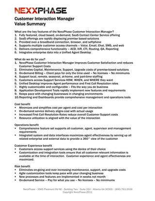 Customer Interaction Manager | PDF