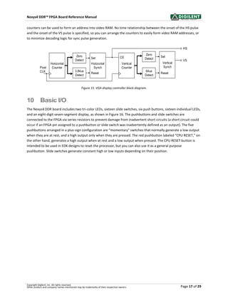 Nexys4ddr rm FPGA board Datasheet | PDF