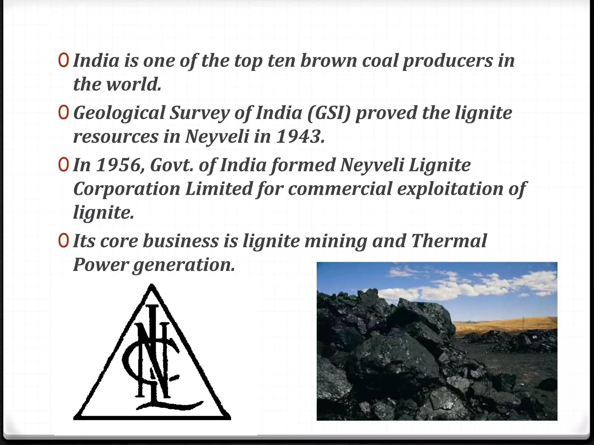 Neyveli lignite corporation | PPTX