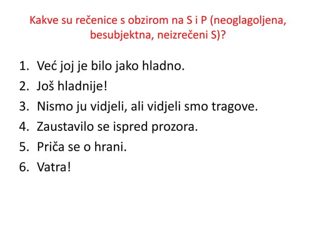 Nezavisno složena rečenica vježba | PPTX