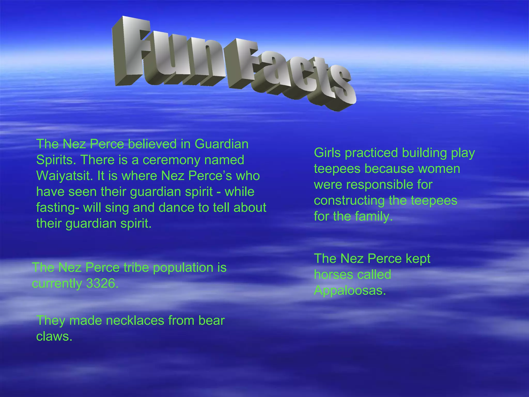 Nez Perce Presentation | PPT