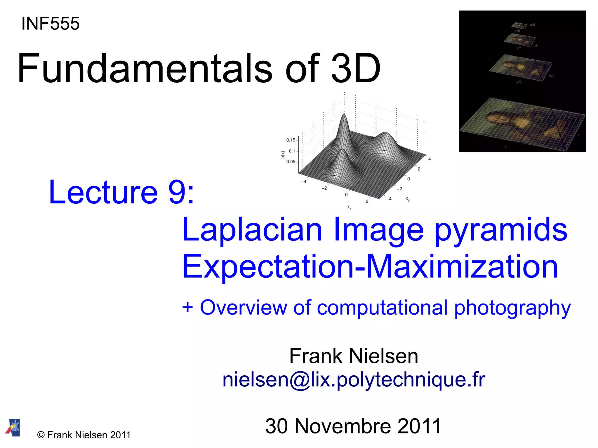 Slides 9 Visual Computing Geometry Graphics And Vision Ppt