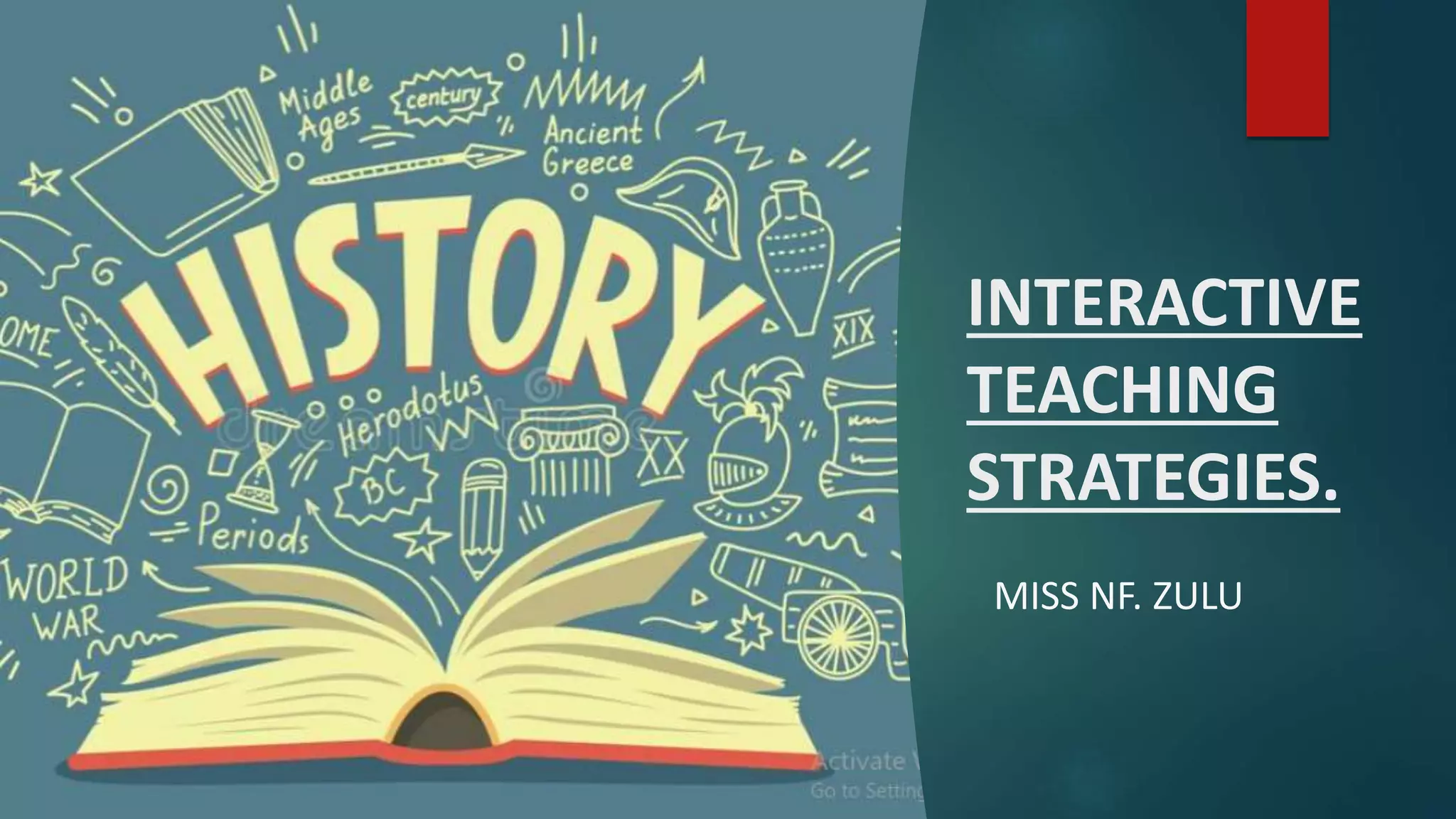 Interactive teaching strategies. | PPT
