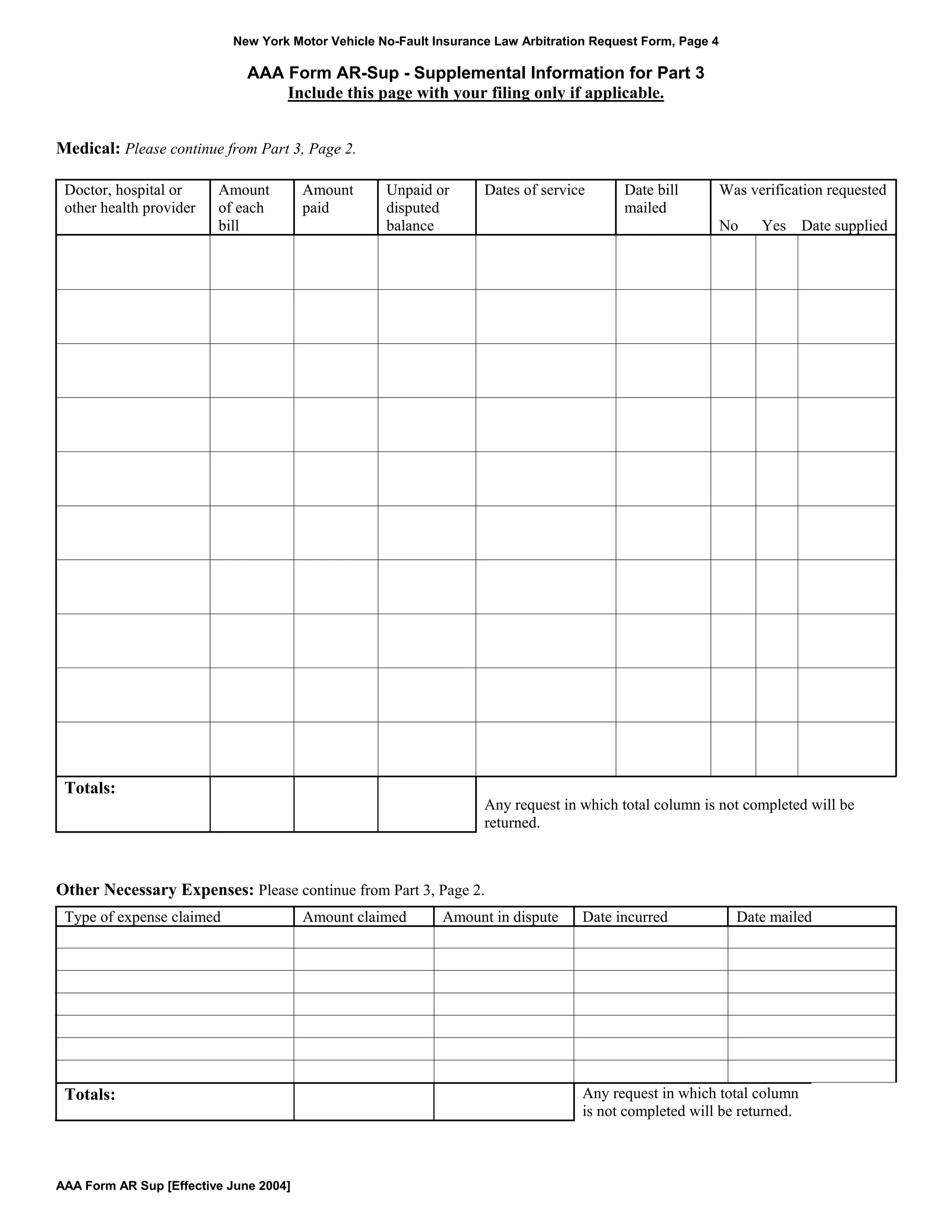 NF Arbitration Request Form | PDF