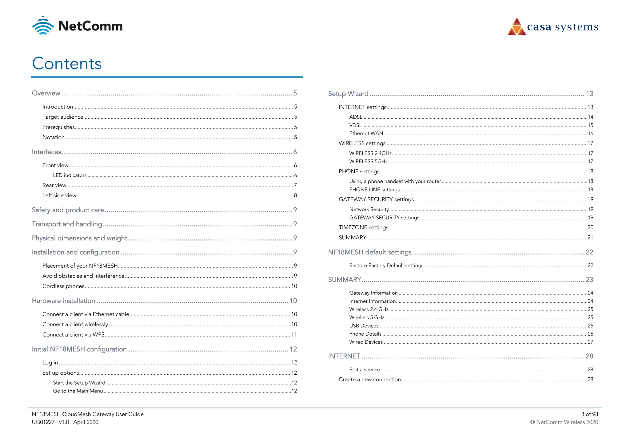 NF18MESH-User-Guide for Netcomm WIFI Router | PDF
