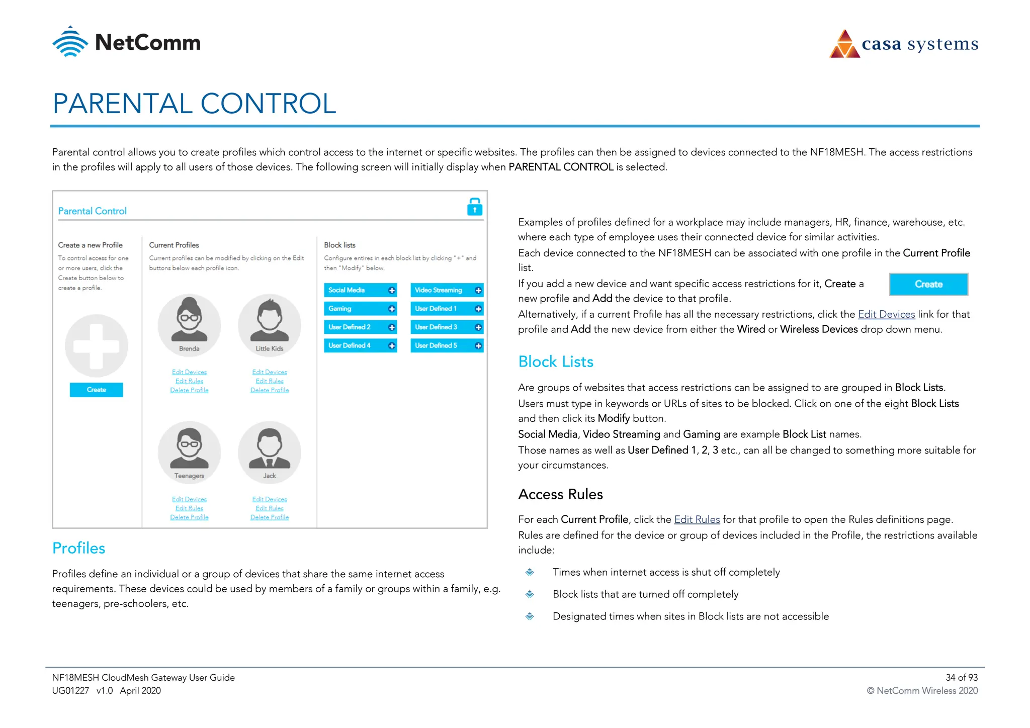 NF18MESH-User-Guide for Netcomm WIFI Router | PDF