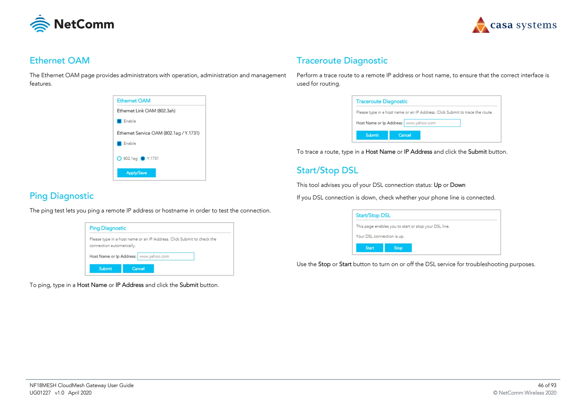NF18MESH-User-Guide for Netcomm WIFI Router | PDF