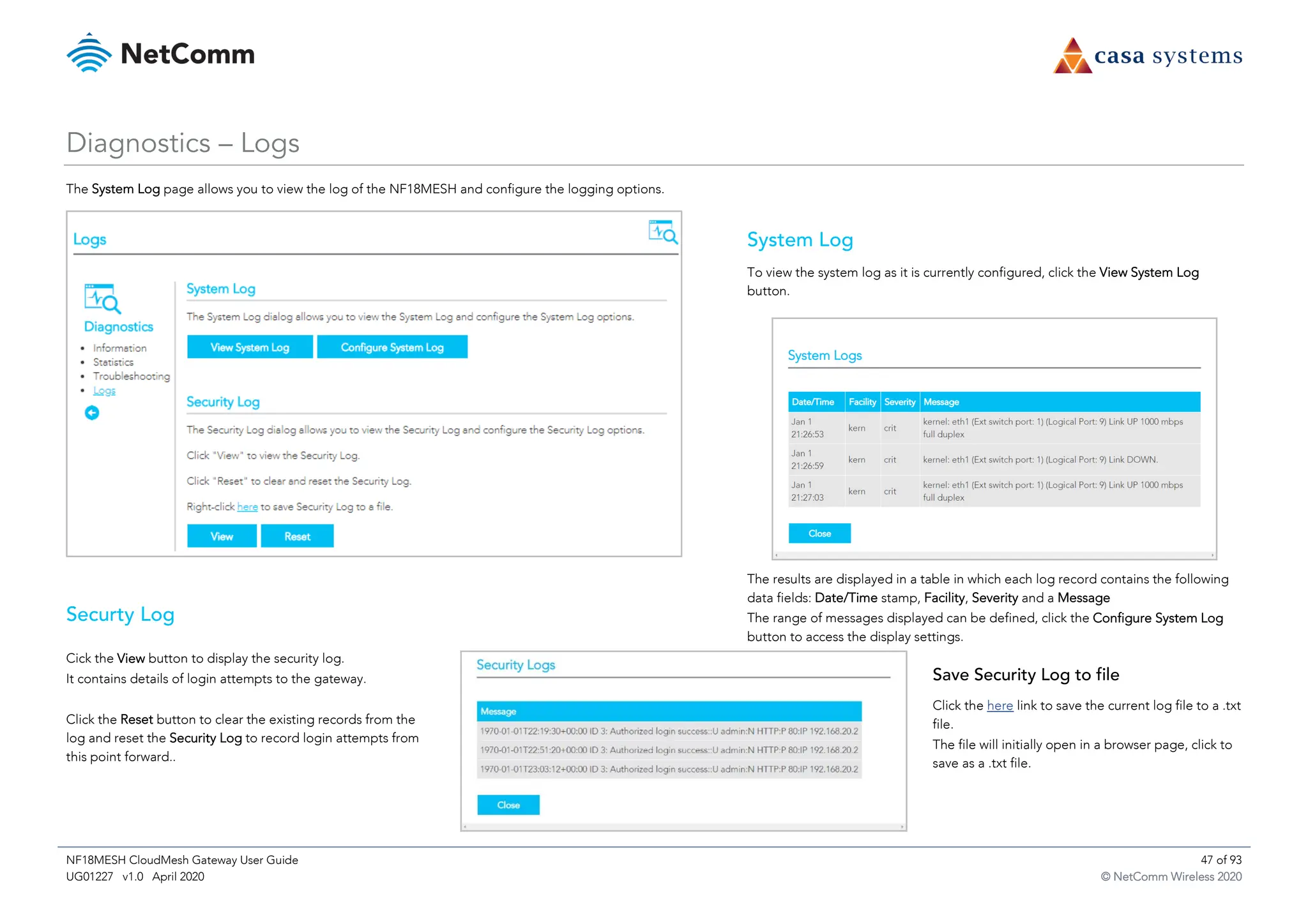 NF18MESH-User-Guide for Netcomm WIFI Router | PDF