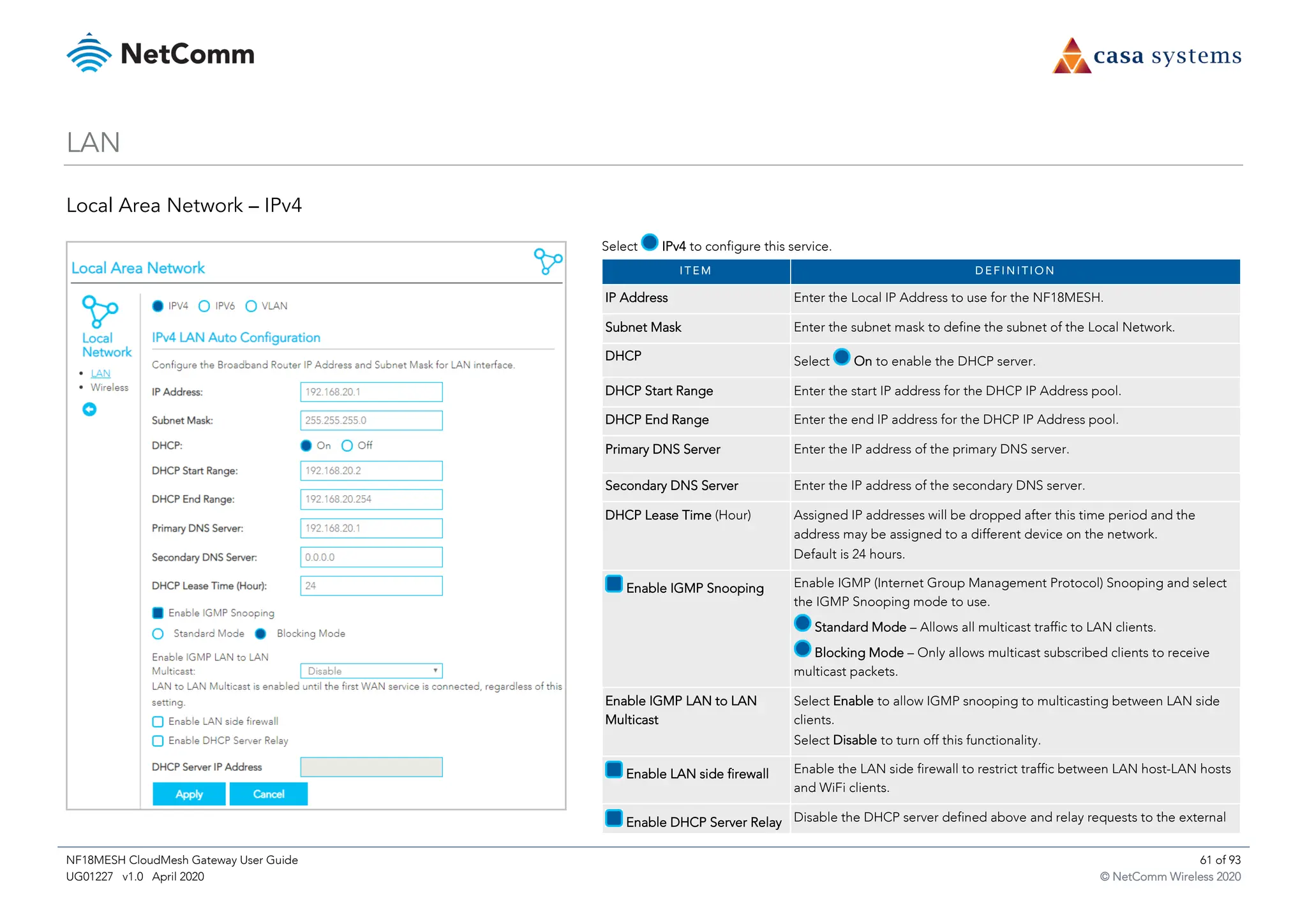 NF18MESH-User-Guide for Netcomm WIFI Router | PDF