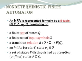 REGULAR EXPRESSION TO N.F.A | PPTX