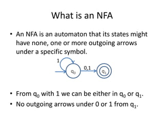 Understanding DFA an NFA Automata Theory | PDF