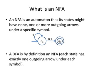Understanding DFA an NFA Automata Theory | PDF