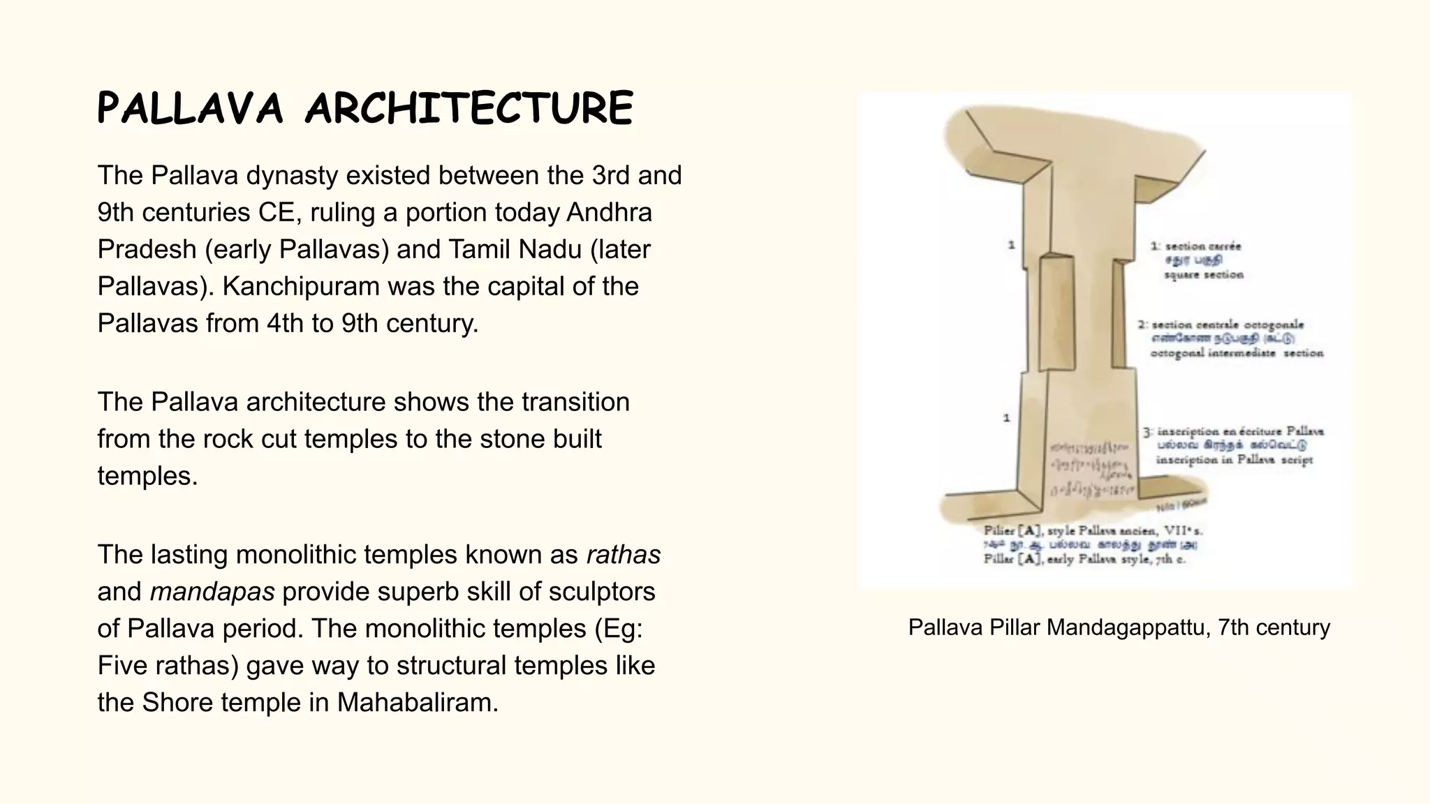 Pallava temple architecture | PDF