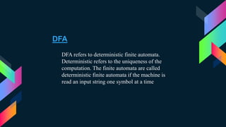 NFA and DFA | PPTX