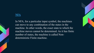 NFA and DFA | PPTX