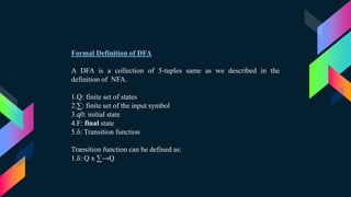 NFA and DFA | PPT