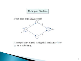 Nfa(non deterministic finite automata) | PPT