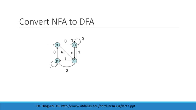 NFA to DFA | PDF