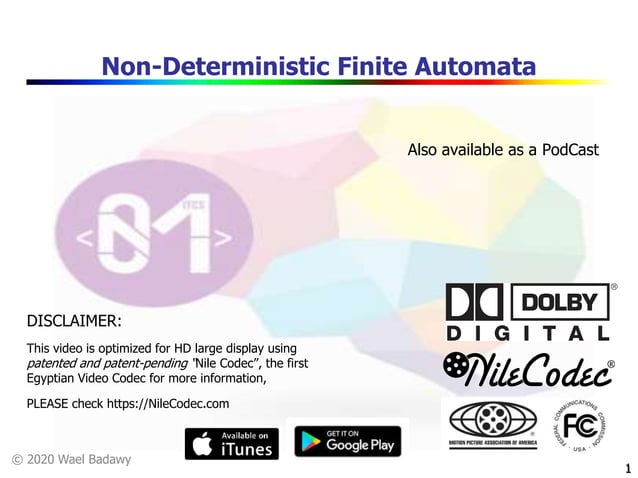 N F A Non Deterministic Finite Automata Ppt Free Download