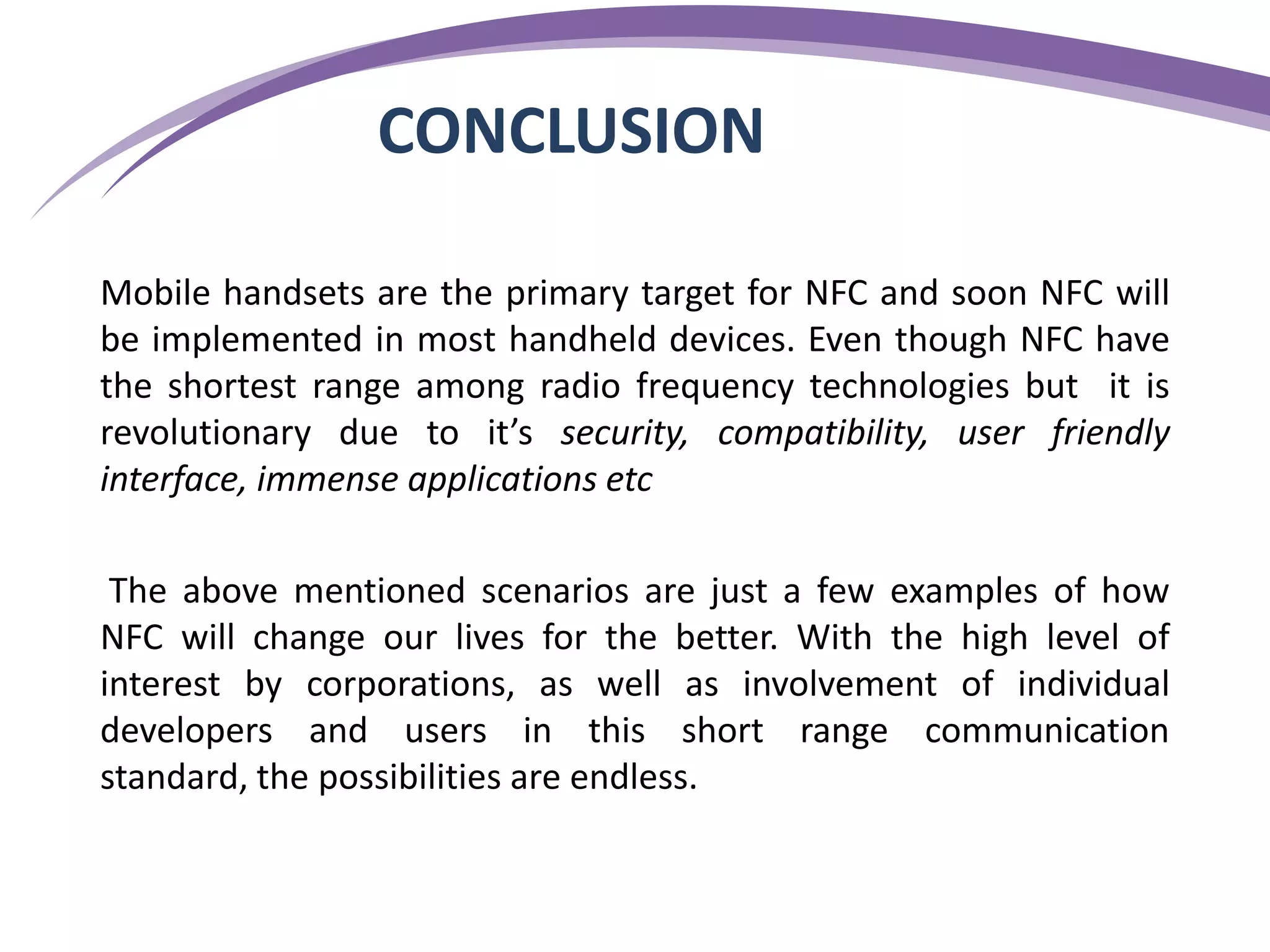 NFC technical presentation | PPTX