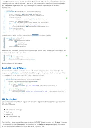 Android NFC | PDF | Operating Systems | Computer Software and Applications