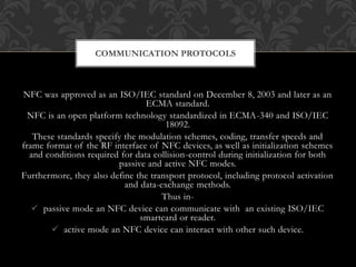 Near Feild Communication (NFC) | PPTX | Email | Internet