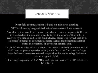Near Feild Communication (NFC) | PPTX | Email | Internet