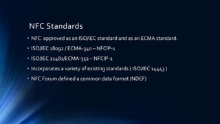 NFC- Standards and Security | PDF