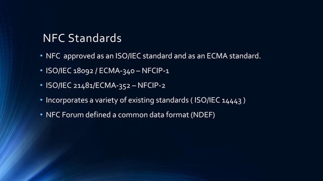 NFC- Standards and Security | PDF