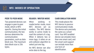 NFC | PPTX | Email | Internet