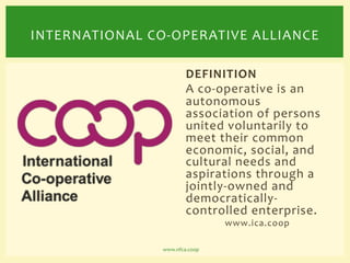 What is a Co-op? Our Co-op and the Wider Co-operative Movement | PPT