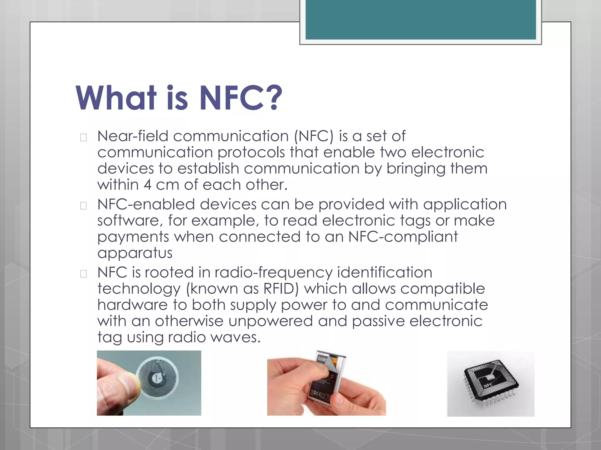 NFC Technology | PPTX