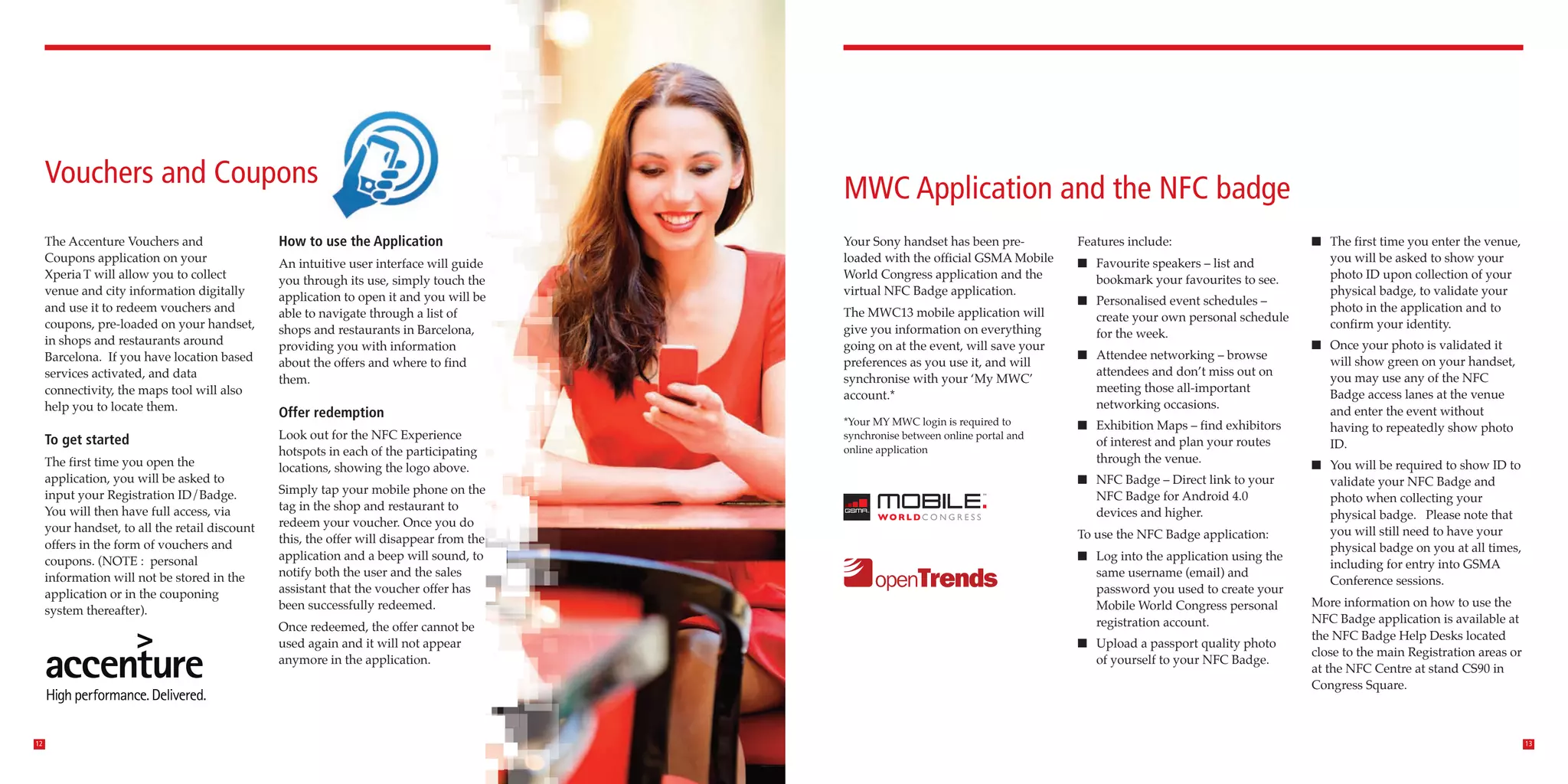 Nfc experience brochure. MWC 2013 - Servicios Financieros | PDF