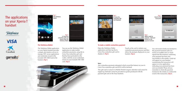 Nfc experience brochure. MWC 2013 - Servicios Financieros | PPT