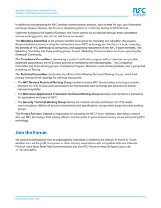 Nfc forum marketing_white_paper | PDF