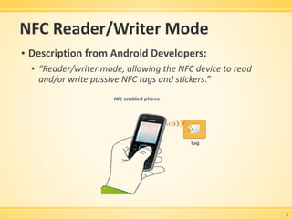Nfc reader writer_mode | PPTX