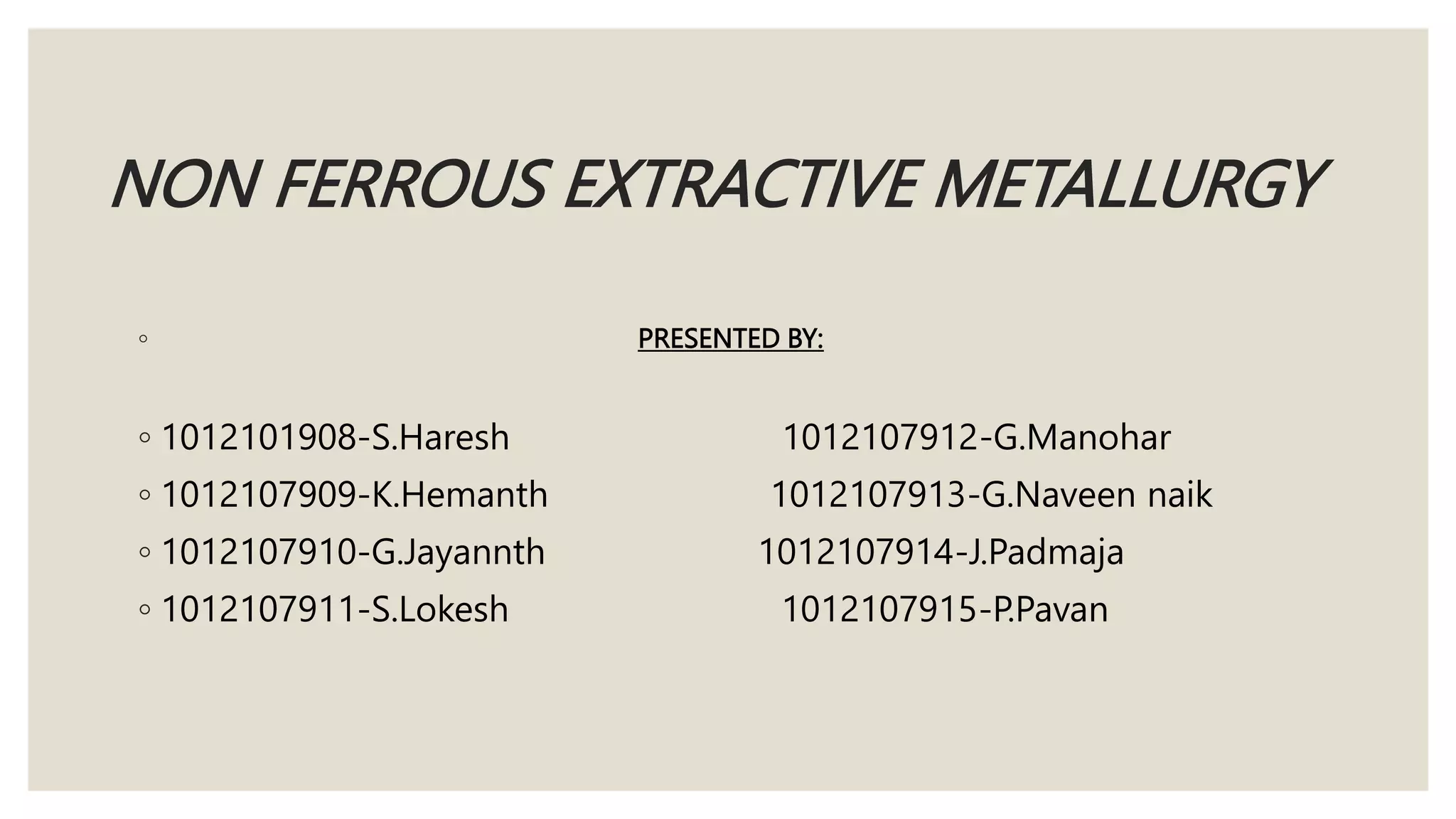 Magnesium extraction | PPTX
