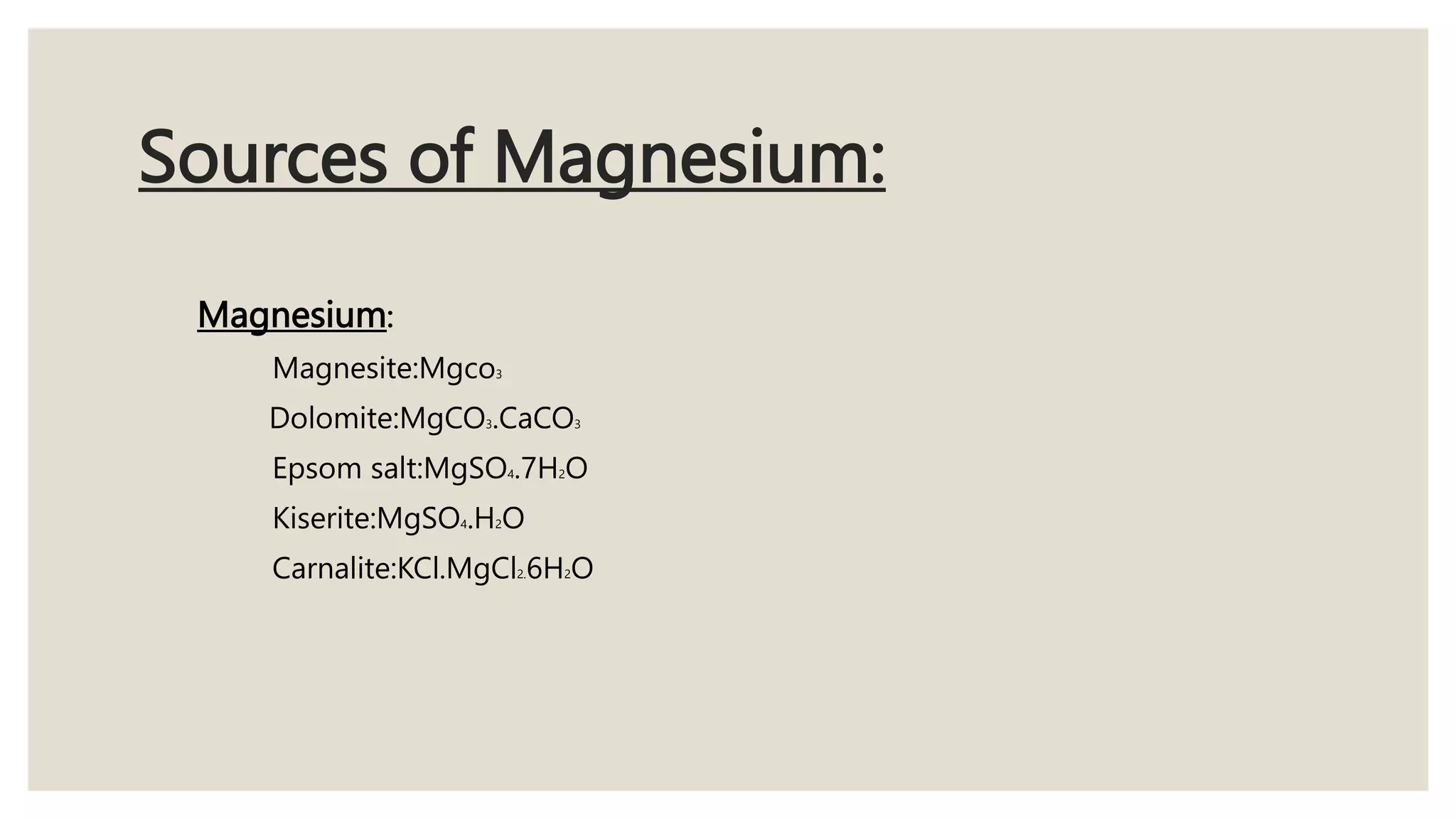 Magnesium extraction | PPTX