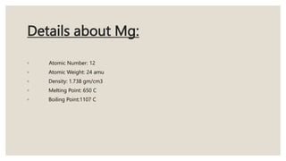 Magnesium extraction | PPTX