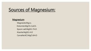 Magnesium extraction | PPTX