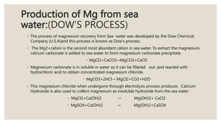 Magnesium extraction | PPTX