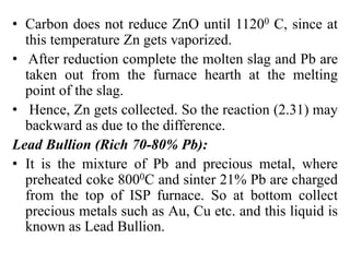 Extraction of zinc | PPTX