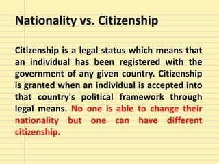 All about Citizenship: A topic in Philippine Politics and Governance | PPTX