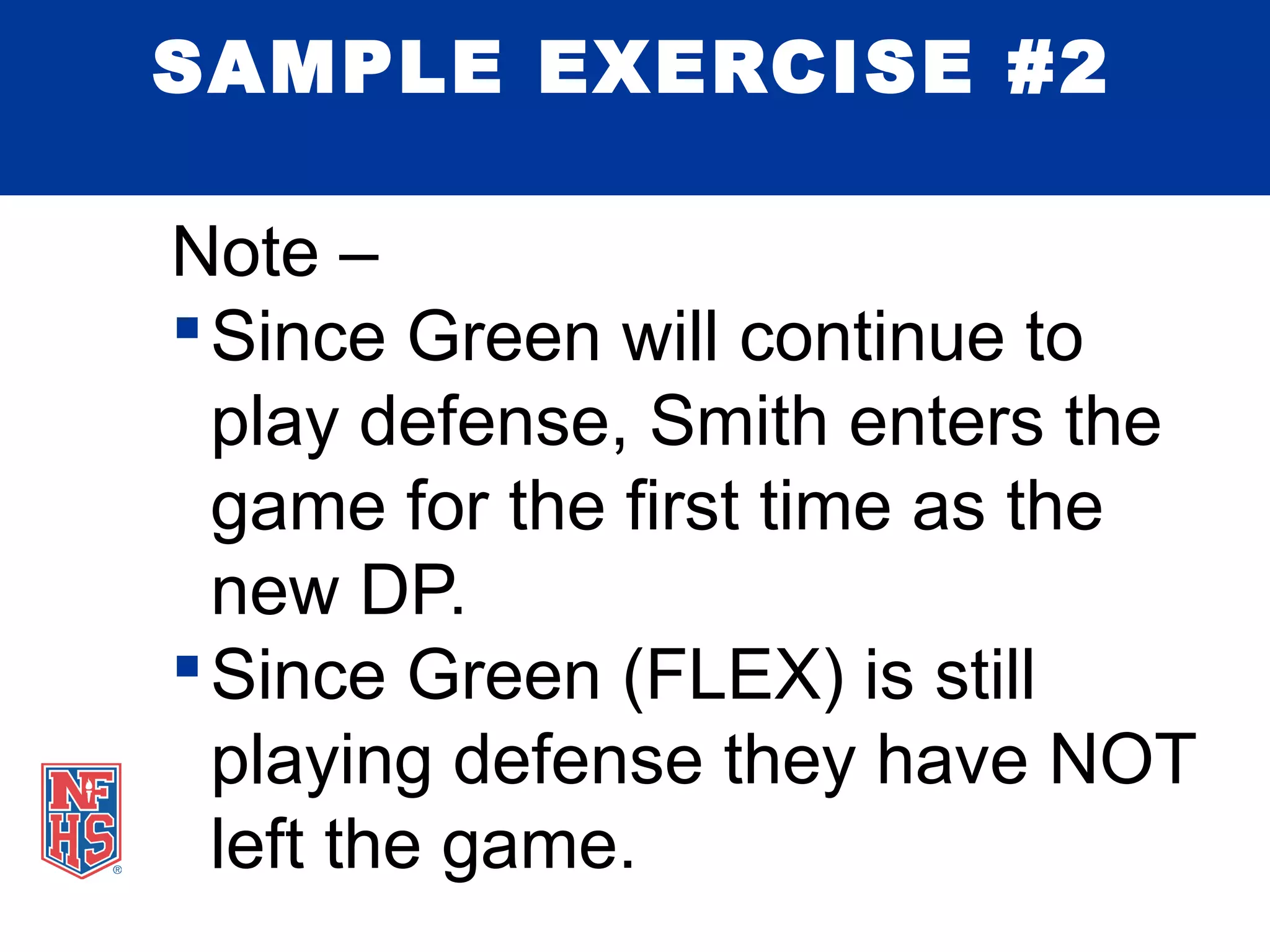 NFHS DP/FLEX Lineup Card | PPT