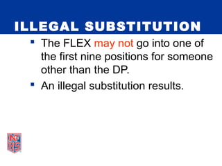 NFHS DP/FLEX Lineup Card | PPT