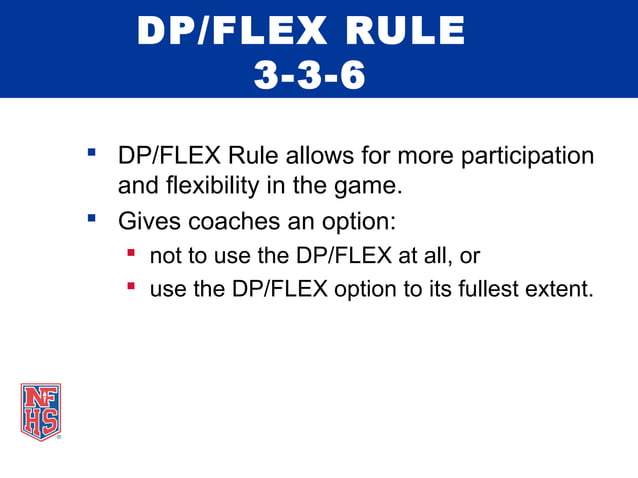 NFHS DP/FLEX Lineup Card | PPT