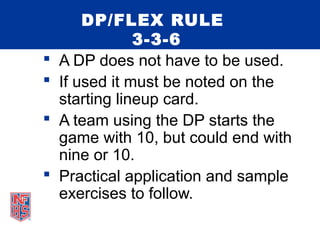 NFHS DP/FLEX Lineup Card | PPT