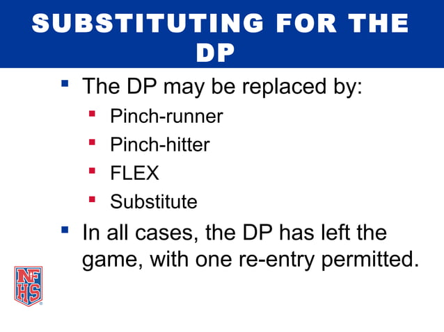 NFHS DP/FLEX Lineup Card | PPT